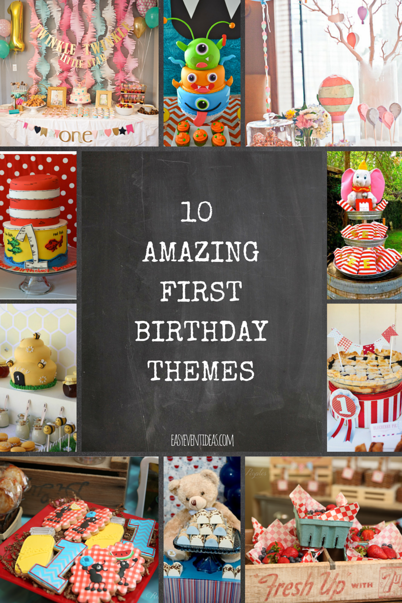 10 Amazing First Birthday Theme’s – Easy Event Ideas