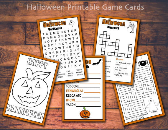 Halloween Printable Games – Easy Event Ideas